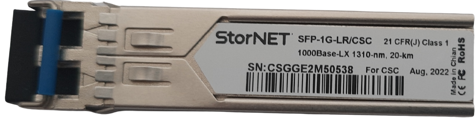 Cisco SFP LR 1000Base-LX Transceiver Single Mode | StorNET