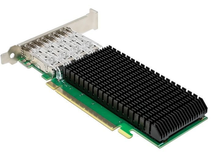 intel Ethernet Kartı 4-Port 25G E810-XXVDA4 PCIe Gen4x16 StorNET 25GbE ...