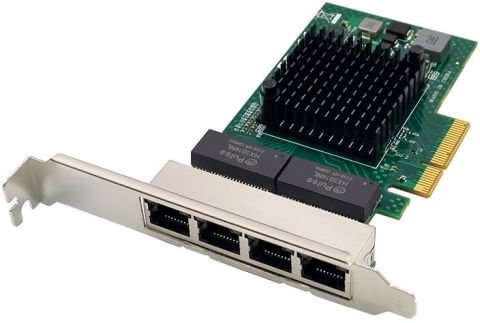 Broadcom BCM5719 4-Port PCIe x4 1GbE Ethernet Kartı