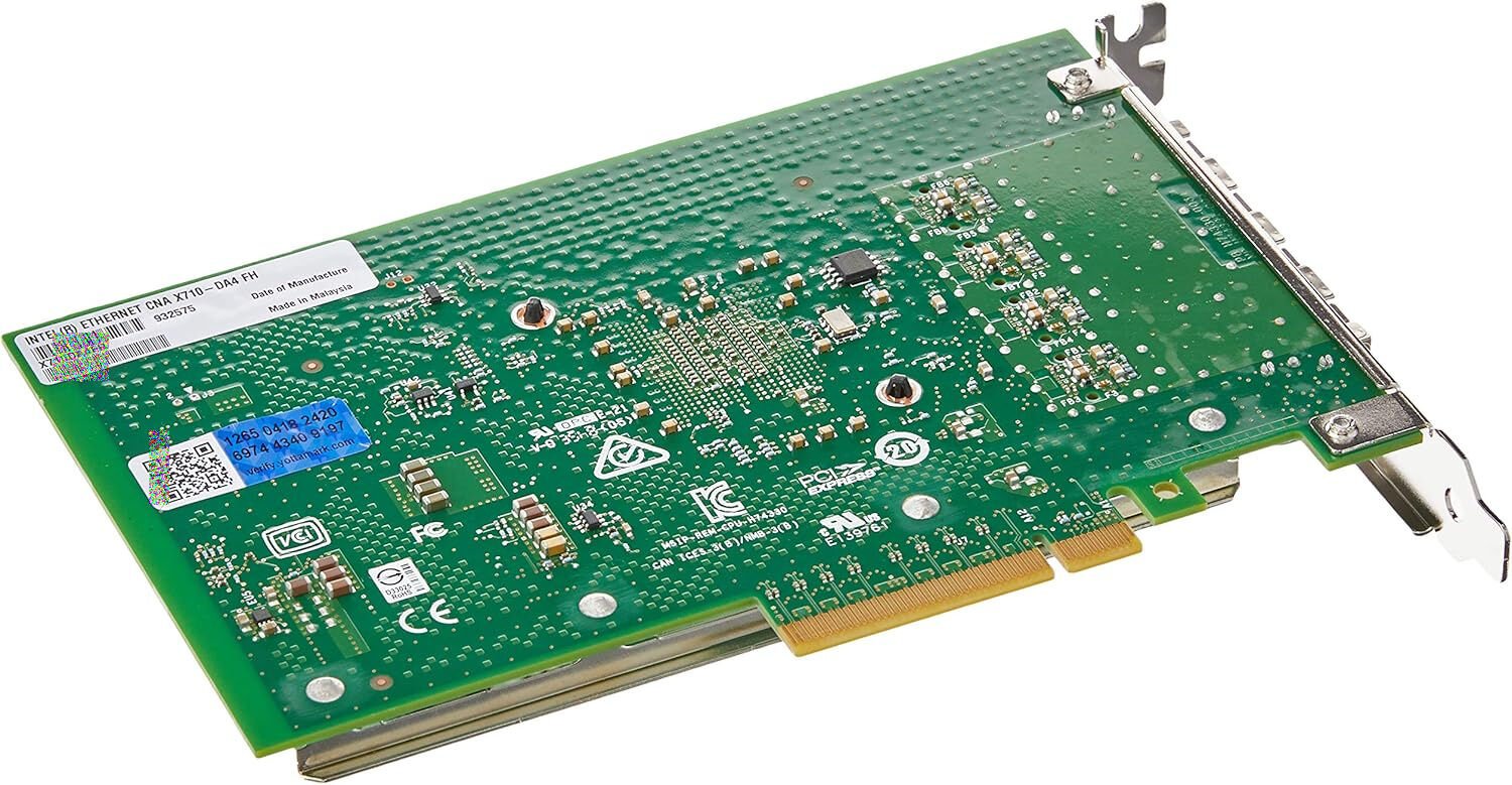 4 Port 10Gbps Fiber Intel Ethernet Kartı X710-DA4 (X710DA4FH)